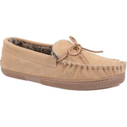 Hush Puppies Womens/Ladies Allie Slip On Leder Slipper (Tan)