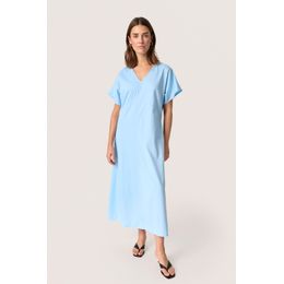 Soaked in Luxury Kleid Gerade Passform blue
