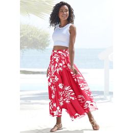 Lascana Hosenrock mehrfarbig Gr. 38 f&uuml;r Damen. Figurumspielend. Nachhaltig.