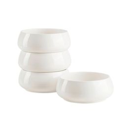 M&auml;ser M&auml;ser M&uuml;slischalenset Taya, Wei&szlig;, Keramik, 4-teilig, rund, 6 cm, Essen & Trinken, Geschirr, Schalen & Sch&uuml;sseln, M&uuml;slischalen