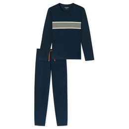 Schiesser Herren Pyjama CasualSchlafanzug, Pyjama Set, Nachtw&auml;sche