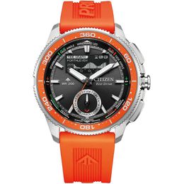 Citizen Wave Tracker Orange Herren Armbanduhr JV3000-13E