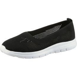 Andrea Conti Damen Ballerina schwarz Gr&ouml;&szlig;e 37