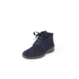 Semler - Schn&uuml;r-Stiefelette, blau, Gr. 35 - Leder
