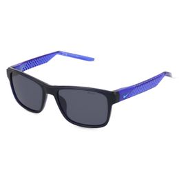Nike LIVEFREE CLASSIC EV24011 | Unisex-Sonnenbrille | Fassung: Vollrand, Quadratisch, Acetat Spritzguss, Blau Dunkel | Glasfarbe: Blau