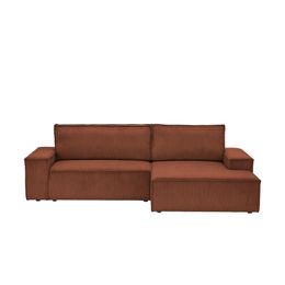 U.N.O uno Ecksofa mit Schlaffunktion Fjord rot Ma&szlig;e (cm): B: 267 H: 85 T: 167.0 Sofas > Sofas nach Material > Stoffsofas &raquo; Sofa DE