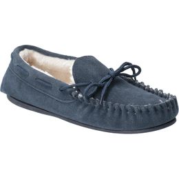 Hush Puppies Womens Allie Wildleder Kunstfell gef&uuml;ttert kuschelige Hausschuhe