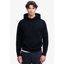 Superdry Herren Kapuzensweatshirt "ESSENTIAL SDCO LOGO HOOD"schwarz navy, Gr. S, bedruckt, angeraute Sweatware, Obermaterial: 60% Baumwolle, 40%