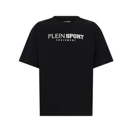 Plein Sport Herren T-Shirt "Scratch"02, schwarz, Gr. XXXL, Stoff: 92% Baumwolle, 8% Elasthan, Shirts