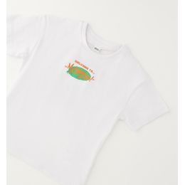 IDO Jungen T-Shirt "BABY BOY SUMMER T-SHIRT"optical wei&szlig;, Gr. 122, 100% Baumwolle, Shirts