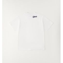 IDO Jungen T-Shirt "BOY SUMMER T-SHIRT"optical wei&szlig;, Gr. 140, 100% Baumwolle, Shirts