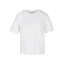 MISS TEE Damen T-Shirt "Miss Tee Shake Sip Smile Tee", wei&szlig;, Gr. XS, bedruckt, 100% Baumwolle, Shirts