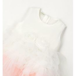 IDO M&auml;dchen Sommerkleid "BABY GIRL LAY DRESS"sanftes wei&szlig;, Gr. 92, 100% Polyamid, Kleider