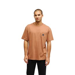 Quiksilver Herren T-Shirt "Salt Water Pocket"rawhide, Gr. XL, Obermaterial: 100% Baumwolle., Shirts