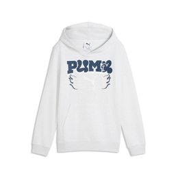 Puma Kinder Hoodie "MID 90s Hoodie Jungen", wei&szlig;, Gr. 164, Obermaterial: 68% Baumwolle, 32% Polyester. Kapuzenfutter: 100% Baumwolle. Rippe: 3%