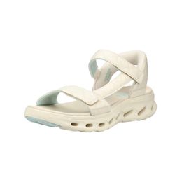Skechers Damen Riemchensandale "Skechers Sandalen Textil", Gr. 37, beige, Textil, Schuhe