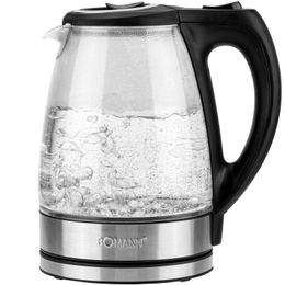 Bomann Wasserkocher GLAS INOX