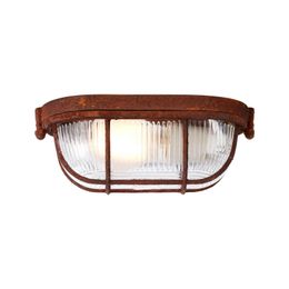 Brilliant Lampe Bobbi Wand- und Deckenleuchte 21cm rostfarbend 1x A60, E27, 40W, geeignet f&uuml;r Normallampen (nicht enthalten) F&uuml;r LED-Leuchtmittel geeignet