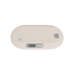 Cangaroo Babywaage Peanut Ma&szlig;band LCD-Display Tara-Funktion Haltefunktion 20 kg beige