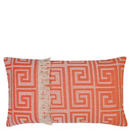 Zoeppritz Kissen Sunny Leg 30x50 orange - rust 100% Baumwolle