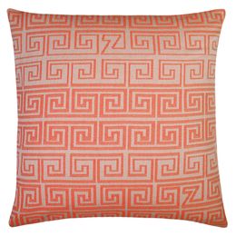 Zoeppritz Kissen Sunny Leg 80x80 orange - rust 100% Baumwolle