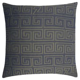 Zoeppritz Kissen Sunny Leg 80x80 gr&uuml;n - huntergreen 100% Baumwolle
