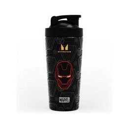 Myprotein Iron Man-Shaker aus recyceltem Metall &ndash; Schwarz