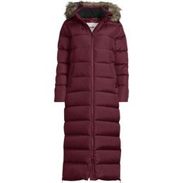 LANDS' END Maxi-Daunenmantel mit Kapuze f&uuml;r Damen in Plus-Gr&ouml;&szlig;e, Damen, size: plus, Rot, Polyester, by Lands' End