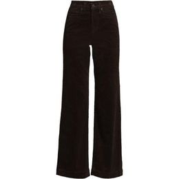 LANDS' END Breitcord-Hose High Waist mit weitem Bein f&uuml;r Damen in Plus-Gr&ouml;&szlig;e, Damen, size: plus, Braun, Elasthan/Baumwoll-Mischung, by Lands' End