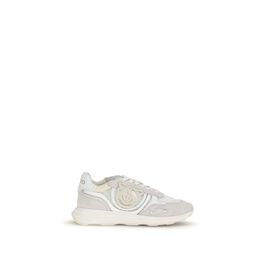 Pinko Wei&szlig;e Kalbsleder Bos Taurus Sport Sneakers