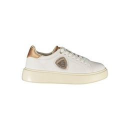 Blauer Bianco Damen Sneaker aus Polyurethan