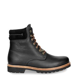 Panama Jack 03 C27 Herrenstiefel, schwarze wasserdichte Lederschn&uuml;rsenkel, Wander-Kn&ouml;chel-Chukka