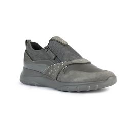 Geox D Zosma B Wildleder Damen Dunkelgraue Sneaker