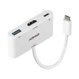 Lindy USB 3.1 Typ C auf HDMI Konverter mit PD - und USB Typ A Port