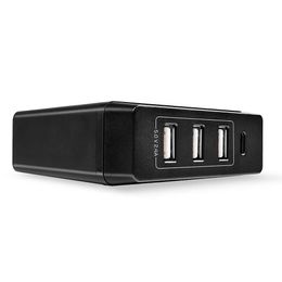 Lindy 73329 4 Port USB Type C & A Smart Charger mit Power Delivery, 72W - USB Power D
