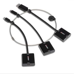 Lindy 38304 Konverter-Satz USB Typ C, MiniDP und DP an HDMI 18G - Immer den richtigen