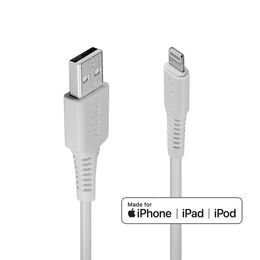 Lindy 31327 2m USB Typ A an Lightning Kabel, wei&szlig; - USB Typ A Stecker an Lightning-St