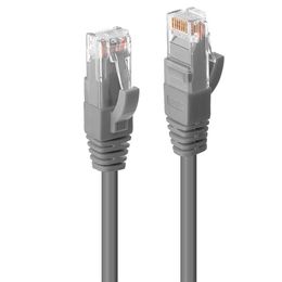 Lindy 45404 3m Cat.6 U/UTP LSZH Netzwerkkabel, grau - RJ45-Stecker, 250MHz, Kupfer,