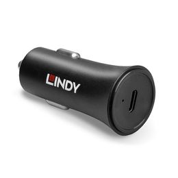 Lindy 73301 27W USB Typ C Autoladegr&auml;t mit Power Delivery - Zum Laden von USB-Ger&auml;ten