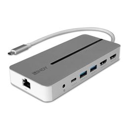 Lindy DST-Mx Duo, USB C Mini Laptop/Macbook Docking- - station