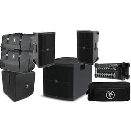Mackie Kompakt PA-System - 10&ldquo; Tops, 15&ldquo; Sub, 16-Kanal Rackmixer