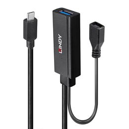 Lindy 5m USB 3.2 Gen 1 C/A Aktivverl&auml;ngerung