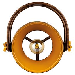 Showtec Edison Vintage 2 - Retro-DMX-LED-Leuchte mit Dimmer und E27-Fassung - Holzmaserung