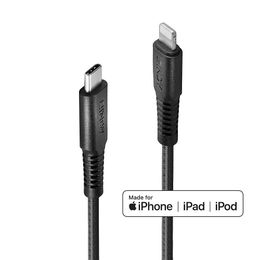 Lindy 31285 0.5m robustes USB Typ C an Lightning Kabel - USB Typ C Stecker an Lightni
