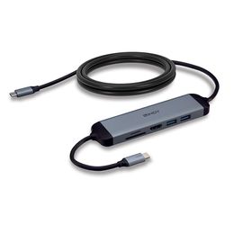 Lindy 43326 USB 3.2 Typ C Laptop Micro Dock mit 1.4m USB-PD-Ladekabel - Zum Anschluss