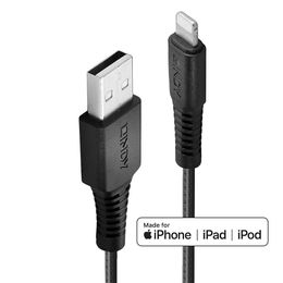 Lindy 31291 1m robustes USB Typ A an Lightning Kabel - USB Typ A Stecker an Lightning