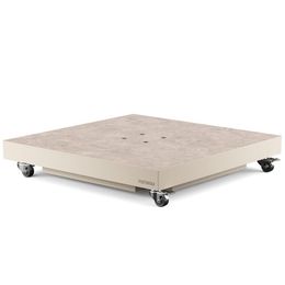 Platinum Schirmst&auml;nder, Creme, Metall, Quadratisch, 81x81 cm, Sonnen- & Sichtschutz, Sonnenschirme, Ampelschirme