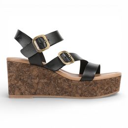 Blowfish Malibu Damen Schwarze Keil-Riemen-Espadrille-Sandalen &ndash; Ali