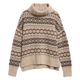 Barbour Rollkragenpullover Helen Knitted Jumper Birch Multi (Gr&ouml;&szlig;e: 14)