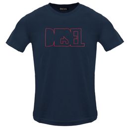 Diesel - Total Eclipse - T-shirt Mit Umrissenem Logo